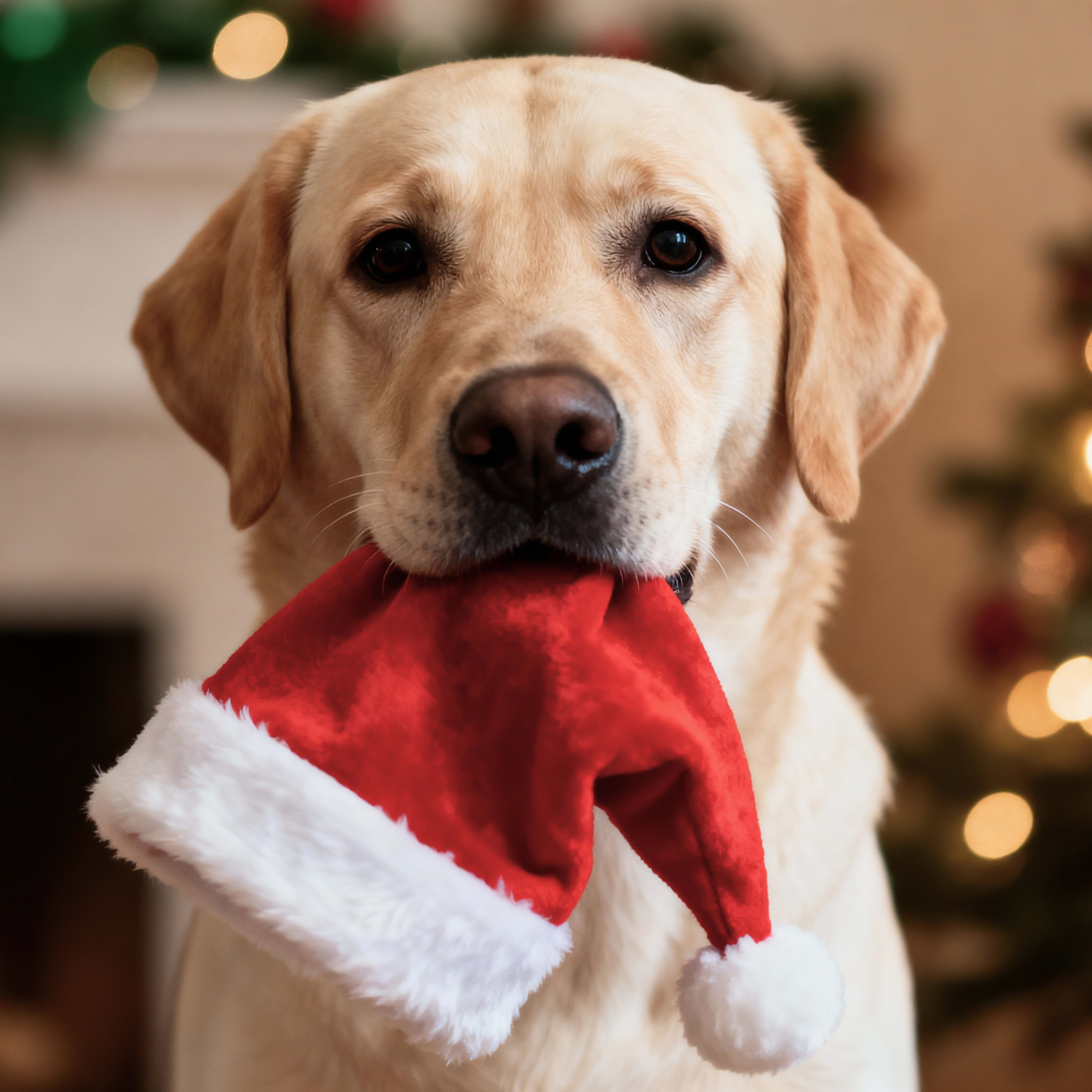 Yellow Labrador Joins the Neighborhood Nativity Scene and Steals the ...